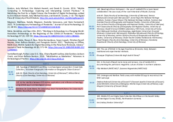(PDF) 213. At the interface between GIS mobile applications and ...