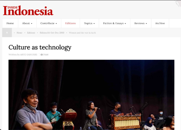 (PDF) CULTURE AS TECHNOLOGY