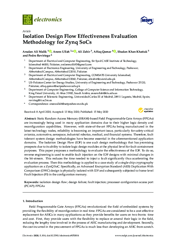(PDF) Isolation Design Flow Effectiveness Evaluation Methodology for ...