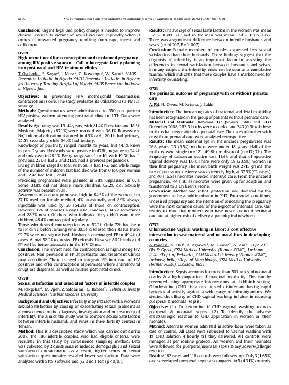 (PDF) O732 Chlorhexidine vaginal washing in labor: a cost effective ...