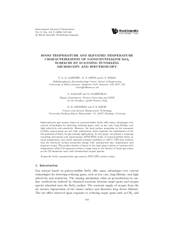 (PDF) ROOM TEMPERATURE AND ELEVATED TEMPERATURE CHARACTERIZATION OF ...