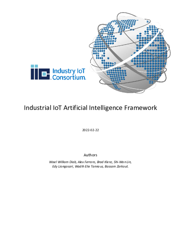 (PDF) Industrial IoT Artificial Intelligence Framework