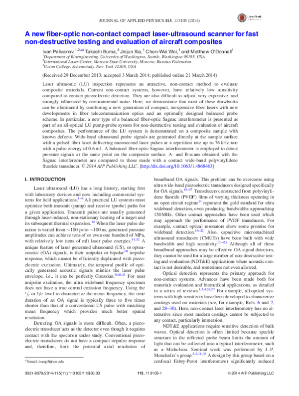 (PDF) A new fiber-optic non-contact compact laser-ultrasound scanner ...