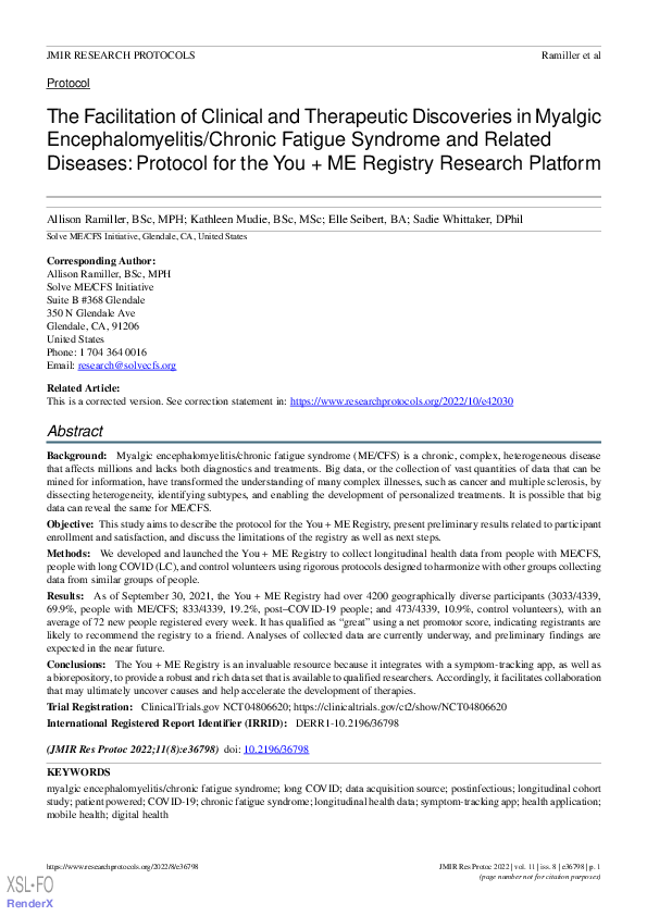 (PDF) The Facilitation of Clinical and Therapeutic Discoveries in ...