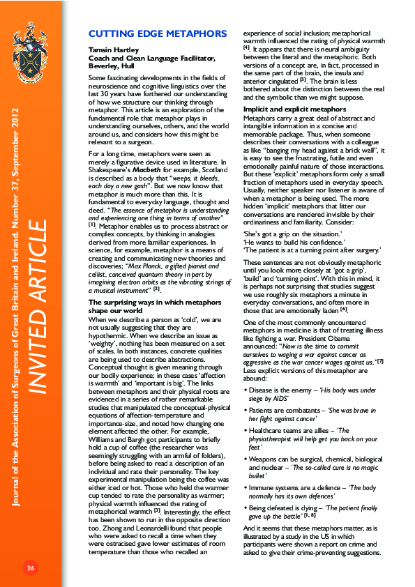 (PDF) Cutting Edge Metaphors