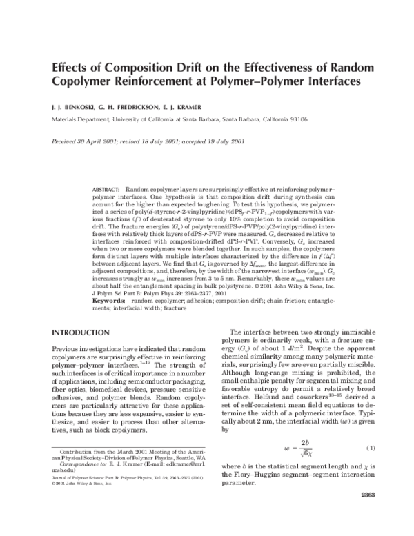 (PDF) Effects of composition drift on the effectiveness of random ...