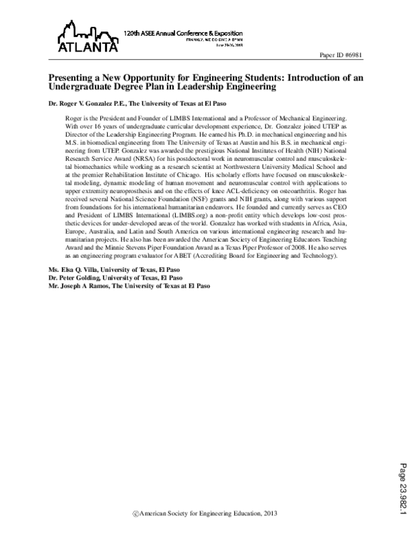 (PDF) Presenting a New Opportunity for Engineering Students ...