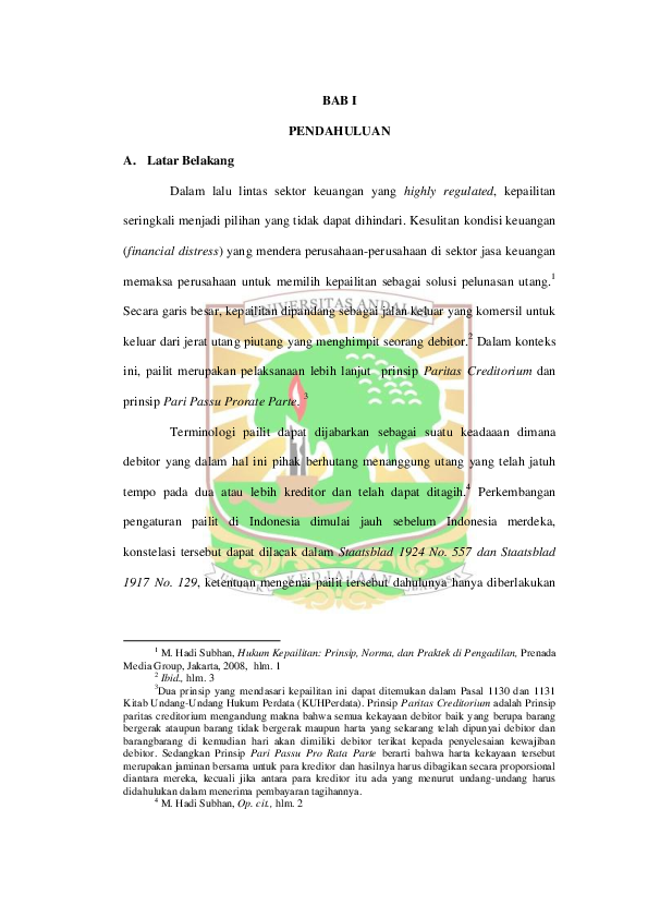 (PDF) Kajian Yuridis Terhadap Putusan Pengadilan Niaga Nomor 08/PDT.SUS.PAILIT/2015/PN.JKT.PST ...