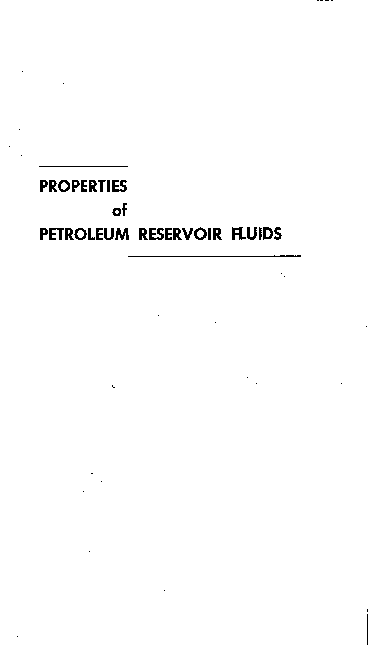 (PDF) Properties Of Petroleum Reservoir Fluids