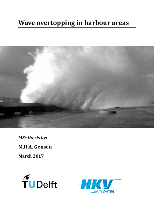 (PDF) Wave overtopping in harbour areas | Matthijs Gensen - Academia.edu