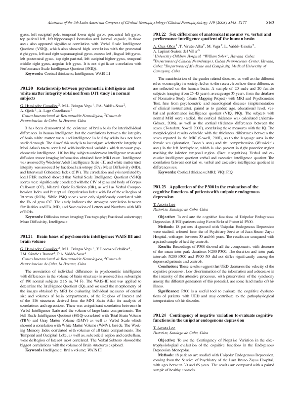 Pdf Sex Differences Of Anatomical Measures Vs Verbal And Performance