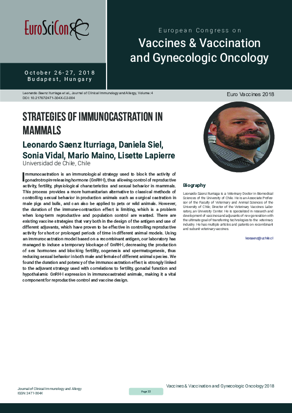 (PDF) Strategies of immunocastration in mammals