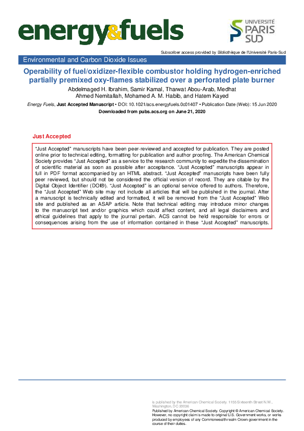 (PDF) Operability of Fuel/Oxidizer-Flexible Combustor Holding Hydrogen ...