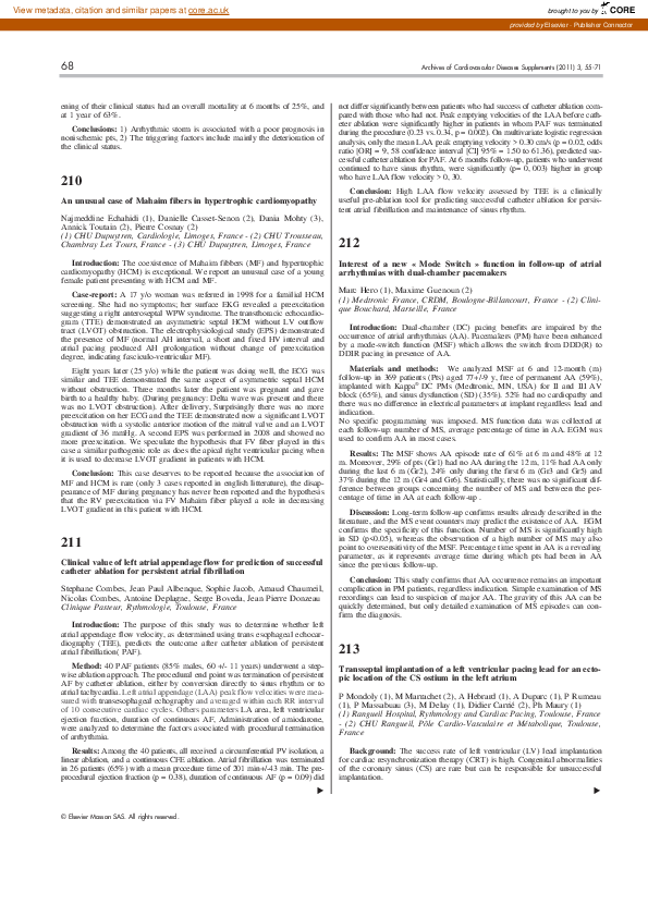 (PDF) 210 An unusual case of Mahaim fibers in hypertrophic ...
