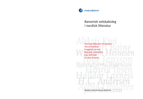 (PDF) Kanonisk selskabsleg i nordisk litteratur