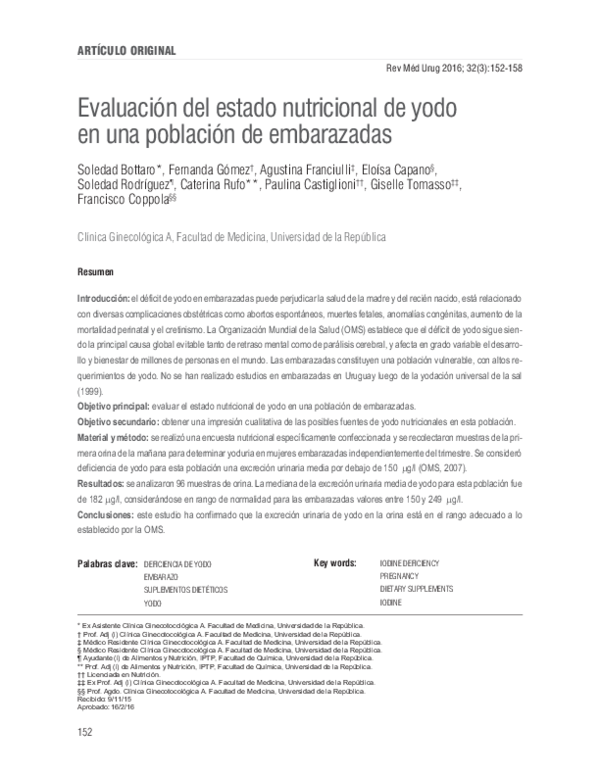(PDF) Evaluación del estado nutricional de yodo en una población de ...