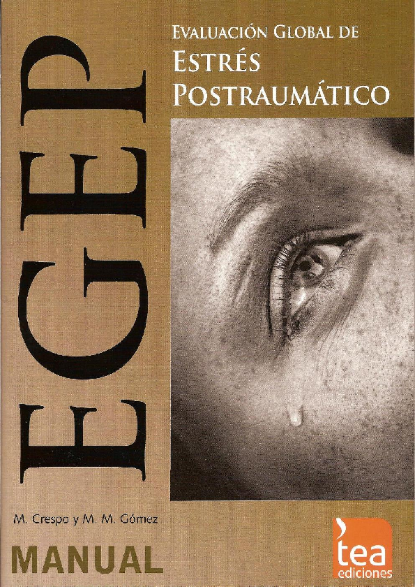 (PDF) Manual-Evaluación Global del estrés postraumático-EGEP