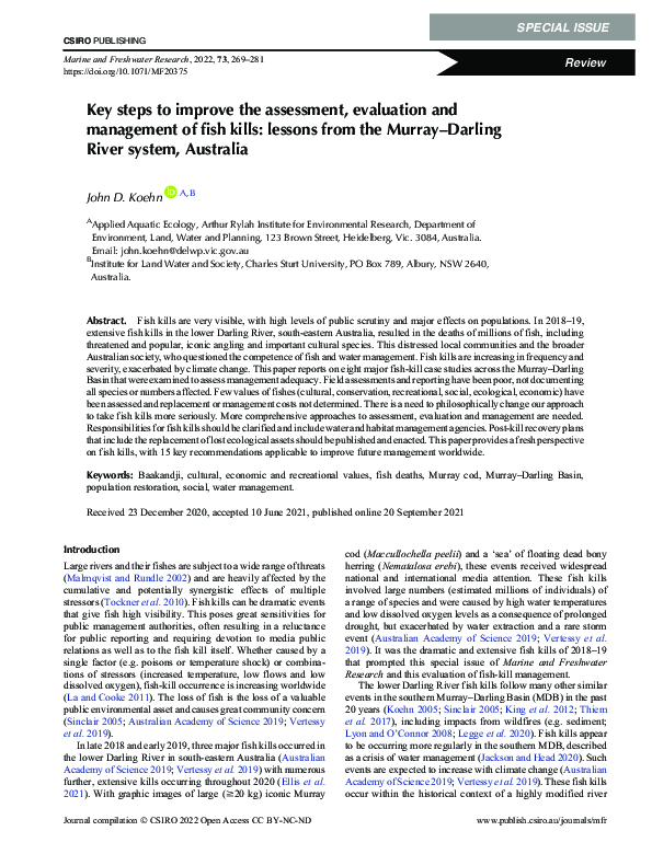 (PDF) Key steps to improve the assessment, evaluation and management of ...