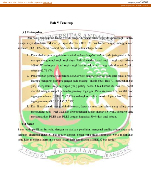 (PDF) Analisa Drop Tegangan Dan Rugi – Rugi Daya Pada Jaringan ...