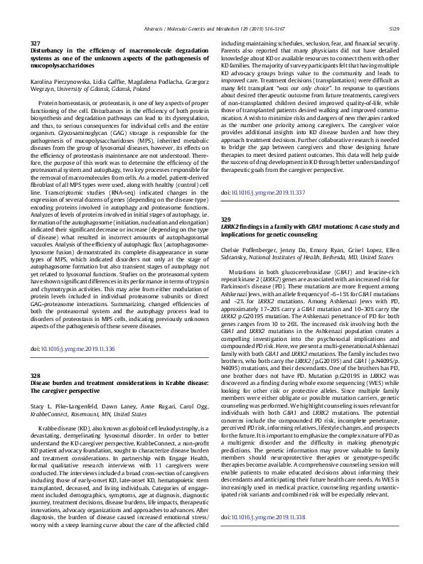 (PDF) findings in a family with mutations: A case study and ...