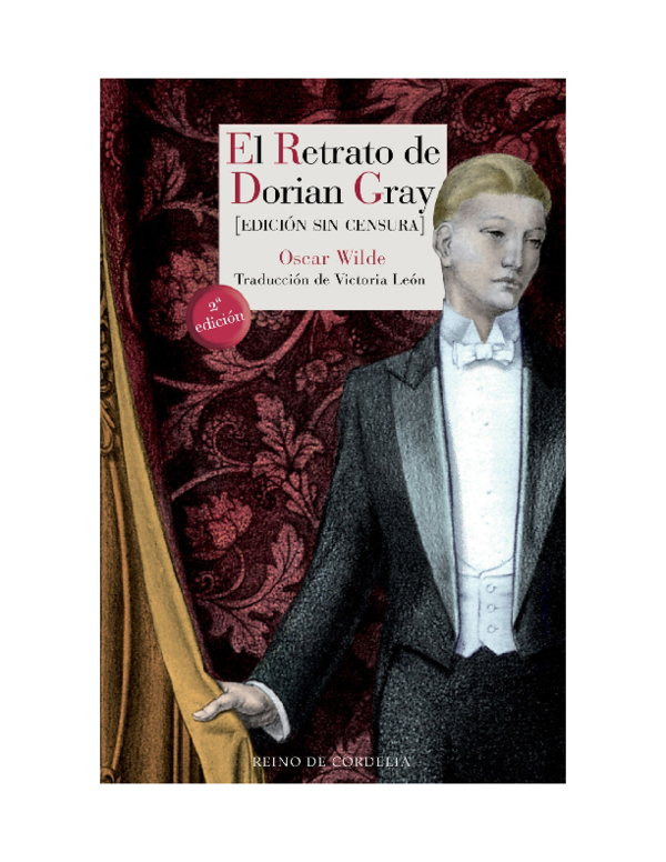 Pdf El Retrato De Dorian Gray Edicion Sin Censura