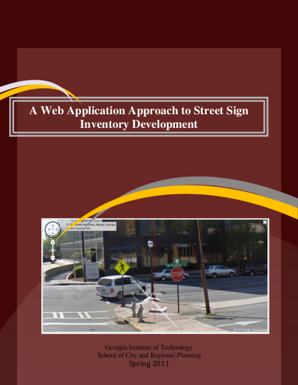 (PDF) A Web Application Approach to Street Sign Inventory Development