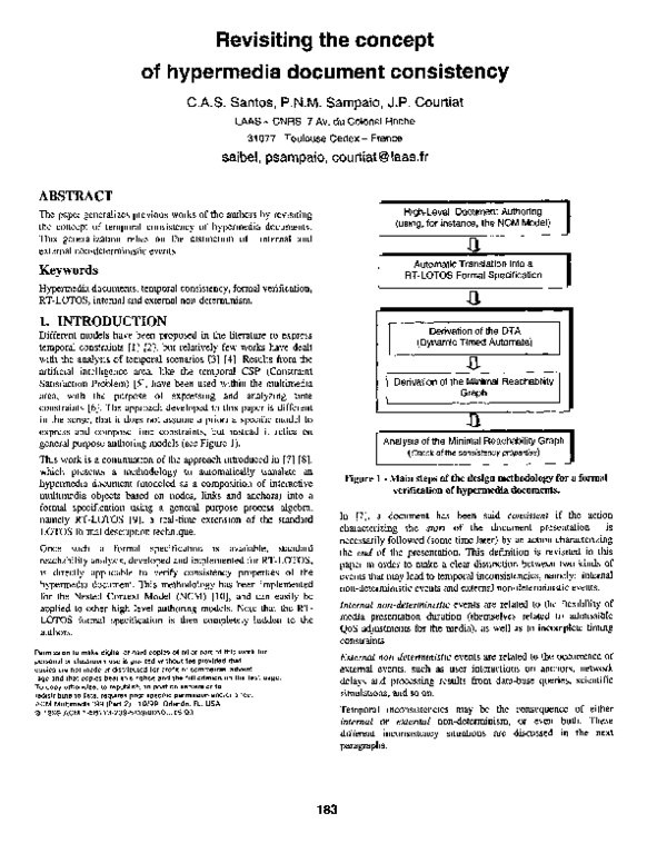 (PDF) Revisiting the concept of hypermedia document consistency