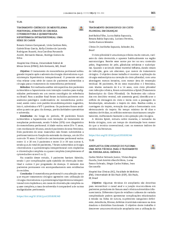 (PDF) Anoplastia Com Avanço Do Plicoma: Uma Nova Técnica Para O ...