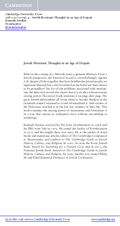 (PDF) Messianism and Mythology