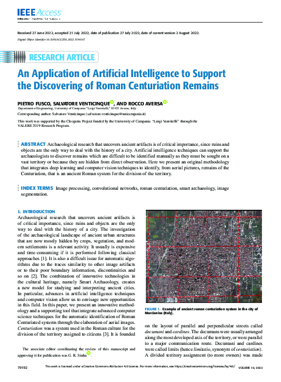 (PDF) An Application of Artificial Intelligence to Support the ...