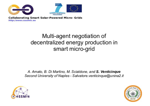 (PDF) Multi-agent Negotiation of Decentralized Energy Production in ... (PDF) Multi-agent Negotiation of Decentralized Energy Production in ...