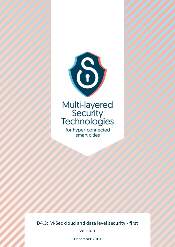 (PDF) D4.3 M-Sec cloud and data level security – first version