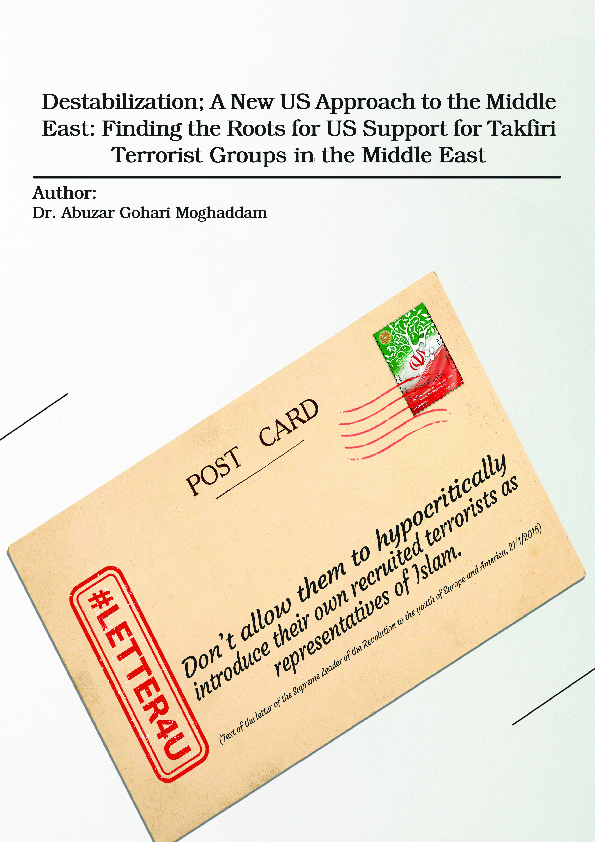 (PDF) Destabilization; A New US Approach to the Middle East: Finding ...