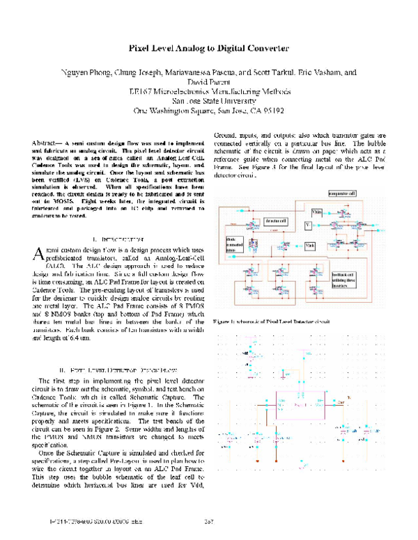 (PDF) Pixel Level Analog to Digital Converter
