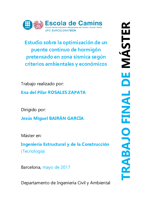 (PDF) Estudio sobre la optimización de un puente contínuo de hormigón ...