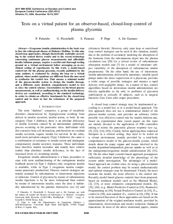 (PDF) Tests on a virtual patient for an observer-based, closed-loop ...