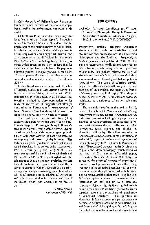 (PDF) Mantas Adomėnas. Review of: Caston (V.) and Graham (D.W.) Eds ...