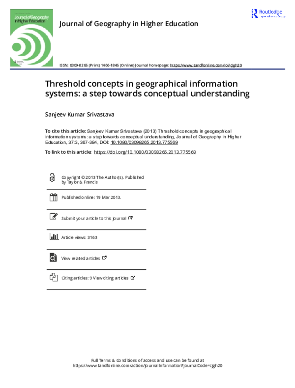 (PDF) Threshold concepts in geographical information systems: a step towards conceptual ...
