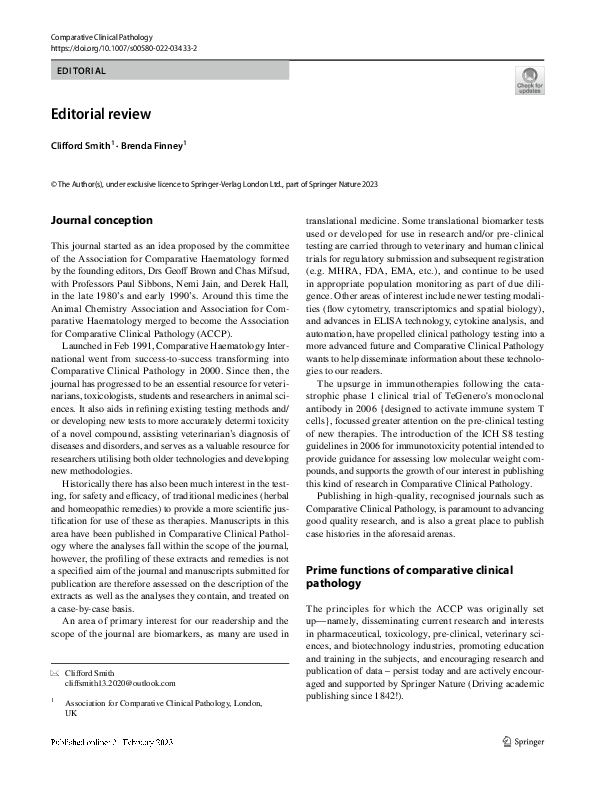 (PDF) Editorial review