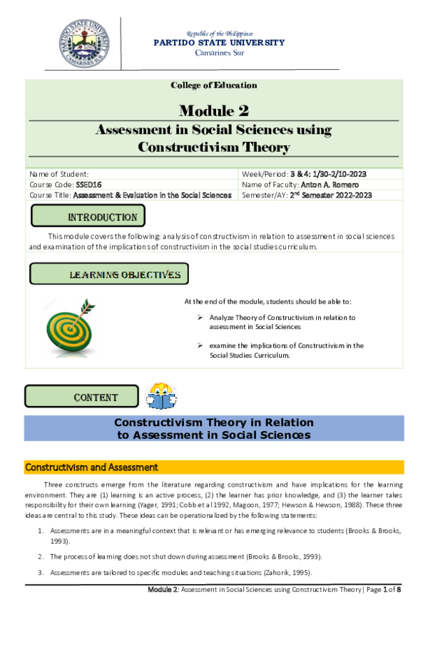 (PDF) Republic of the Philippines PARTIDO STATE UNIVERSITY