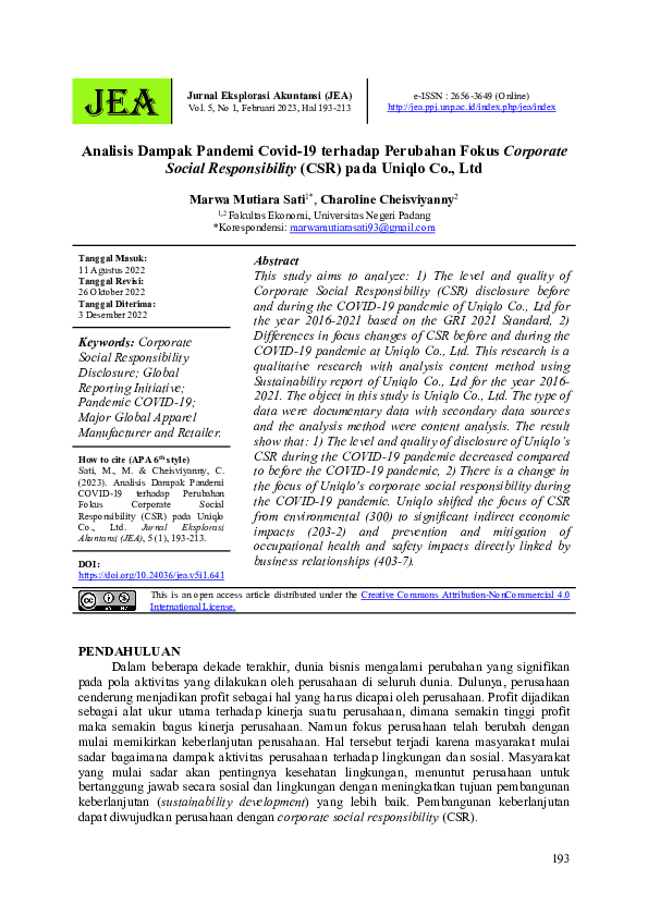 (PDF) Analisis Dampak Pandemi Covid-19 terhadap Perubahan Fokus ...