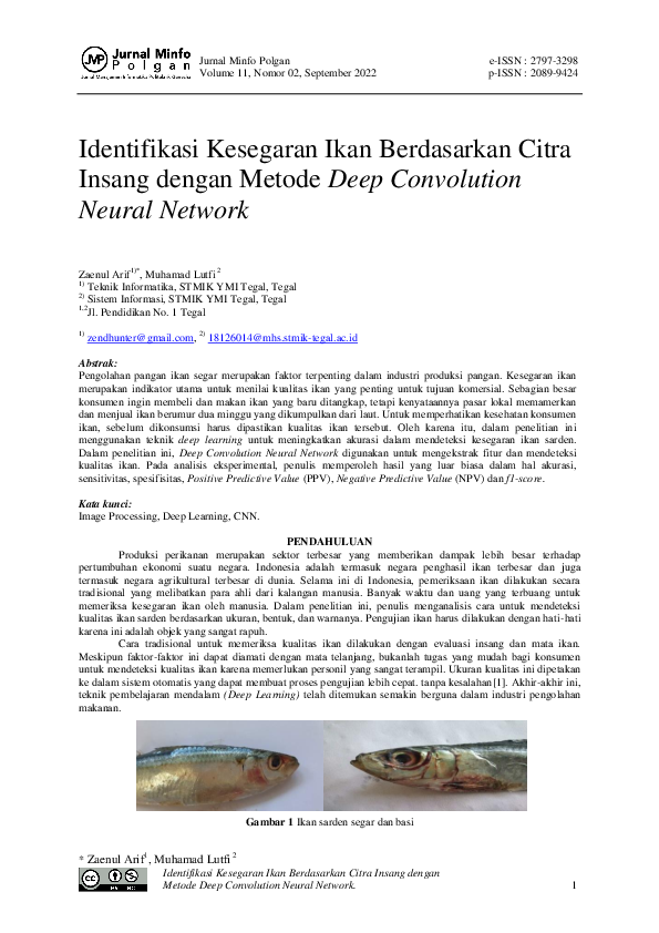 (PDF) Identifikasi Kesegaran Ikan Berdasarkan Citra Insang dengan ...
