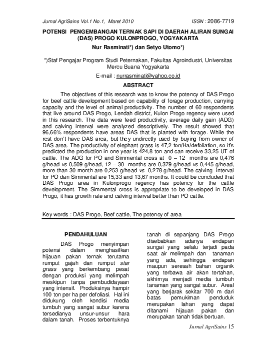 (PDF) (Das) Progo Kulonprogo, Yogyakarta