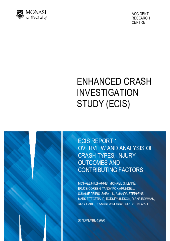 (PDF) Enhanced Crash Investigation Study (ECIS): Report 1: Overview and ...