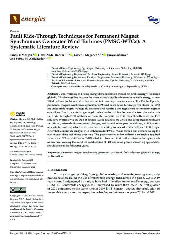 (PDF) Fault Ride-Through Techniques for Permanent Magnet Synchronous Generator Wind Turbines ...