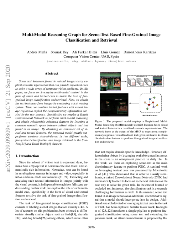 (PDF) Multi-Modal Reasoning Graph for Scene-Text Based Fine-Grained Image Classification and ...