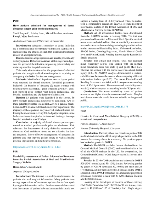 Pdf Readability Assessment Of Patient Information About Lymphedema And Its Treatment 