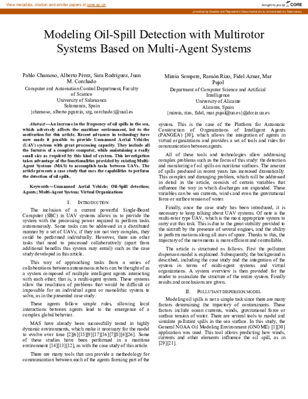 (PDF) Modeling Oil-Spill Detection with multirotor systems based on multi-agent systems