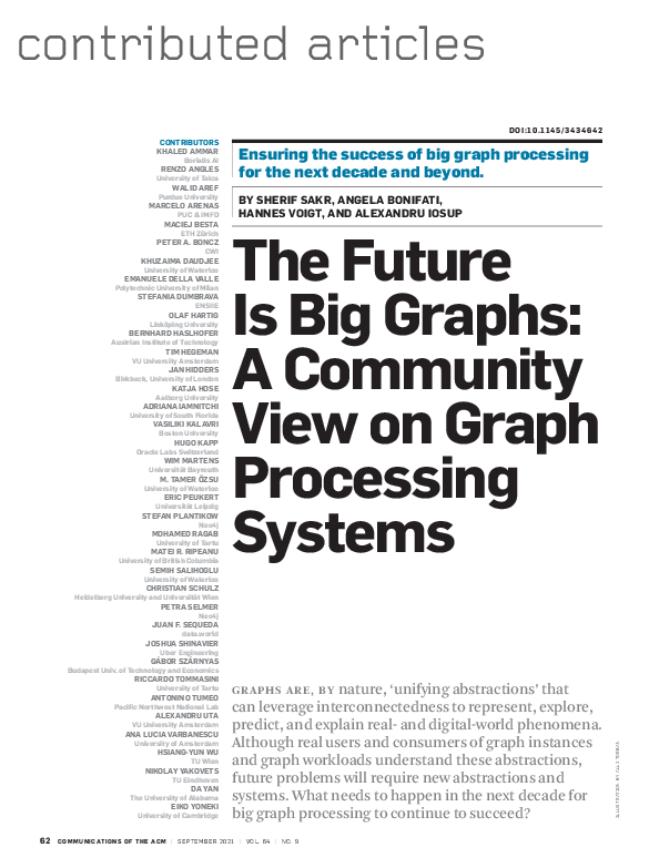(PDF) The future is big graphs