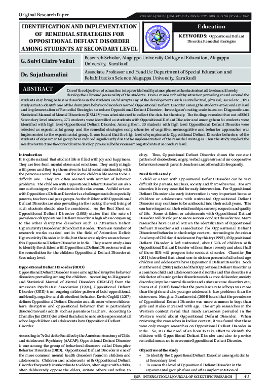 (PDF) Identification and Implementation of Remedial Strategies for ...